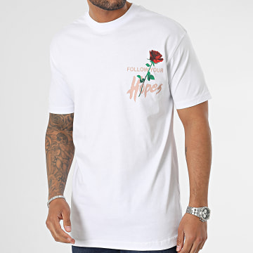 Ikao - Tee Shirt Blanc Floral - LaBoutiqueOfficielle.com