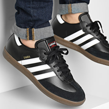 Adidas Sportswear - Baskets Samba 019000 Core Black Footwear White ...