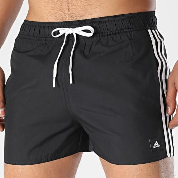 Adidas Sportswear - Short De Bain A Bandes 3 Stripes CLX HT4367 Noir ...