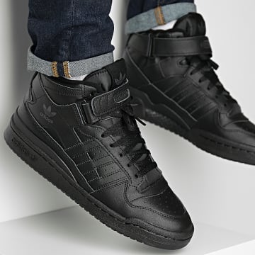 Adidas Originals - Baskets Forum Mid GV9767 Core Black ...