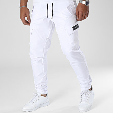 Sixth June - Pantalon Cargo Blanc - LaBoutiqueOfficielle.com
