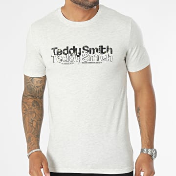 Teddy Smith - Tee Shirt Lester 11016649D Gris Clair ...