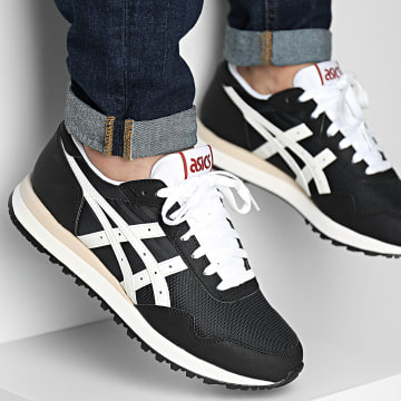 Asics - Baskets Tiger Runner II 1201A792 Black Cream ...