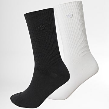 Adidas Originals - Lot De 2 Paires De Chaussettes IC8699 Noir Blanc ...