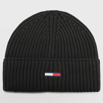 Tommy Jeans - Bonnet Flag Rib 1693 Noir - LaBoutiqueOfficielle.com