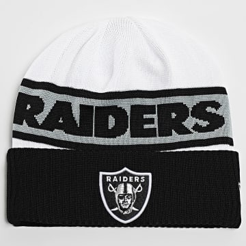 New Era - Bonnet Techknit Raiders Noir Blanc - LaBoutiqueOfficielle.com