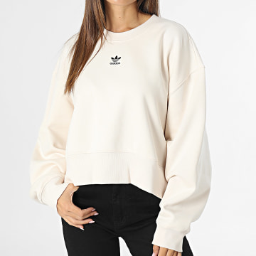 Adidas Originals - Sweat Crewneck Femme IA6502 Beige ...