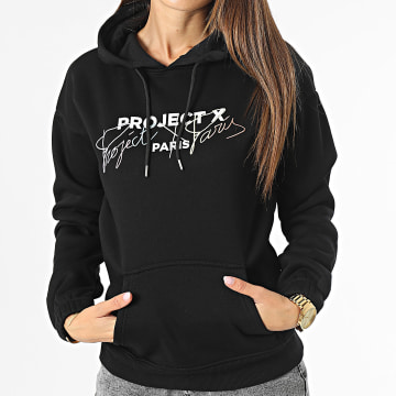 Project X Paris - Sweat Capuche Femme F222128 Noir ...