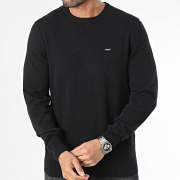 Levi's - Sweat Crewneck A7207 Noir - LaBoutiqueOfficielle.com