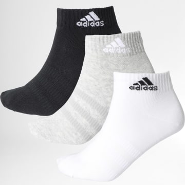 Adidas Sportswear - Lot De 3 Paires De Chaussettes IC1283 Gris Blanc ...