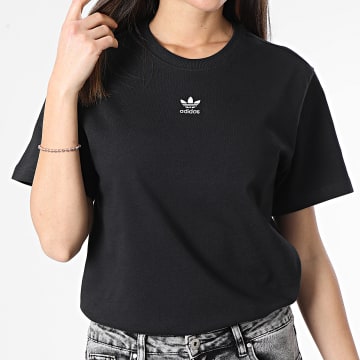 Adidas Originals - Tee Shirt Col Rond Femme IC1826 Noir ...
