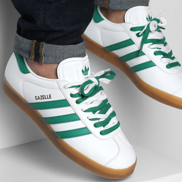 Adidas Originals - Baskets Gazelle IH2216 Footwear White Bold Green ...