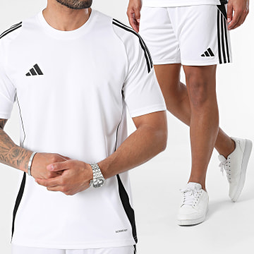 Adidas Sportswear - Ensemble Tee Shirt Et Short Jogging A Bandes IS1019 ...