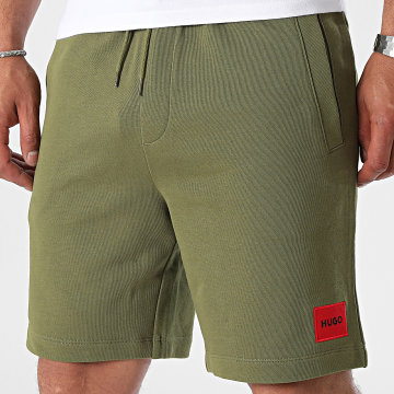 HUGO - Short Jogging Diz 50466196 Vert Kaki - LaBoutiqueOfficielle.com