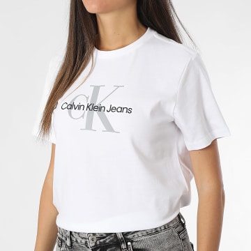 Calvin Klein - Tee Shirt Femme 40WL259 Blanc - LaBoutiqueOfficielle.com