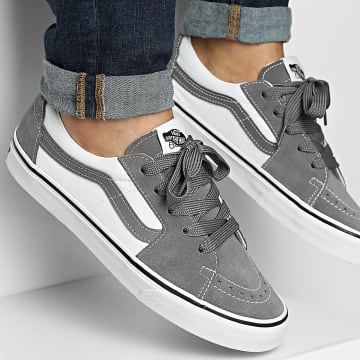 Vans - Baskets Sk8-Low BVXPWT1 2-Tone Pewter - LaBoutiqueOfficielle.com