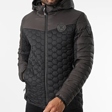 Kymaxx - Doudoune Capuche Noir - LaBoutiqueOfficielle.com