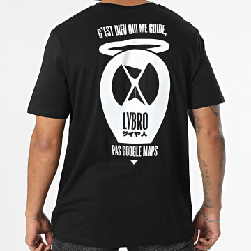 LYBRO Le Saiyan - Tee Shirt Oversize Large C'est Dieu Qui Me Guide Noir ...