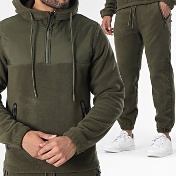 Classic Series - Ensemble De Survetement Vert Kaki ...