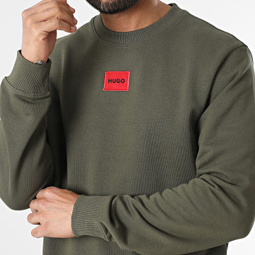 HUGO - Sweat Crewneck Diragol 212 50447964 Vert Kaki ...