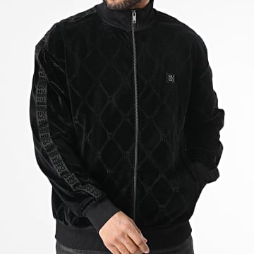 HUGO - Veste Zippée A Bandes Dranchiso 50522511 Noir ...