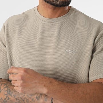 BOSS - Tee Shirt Rib 50527377 Beige - LaBoutiqueOfficielle.com