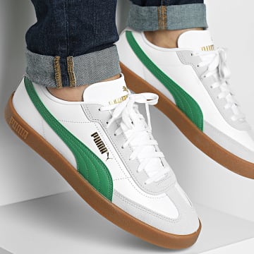 Puma - Trainers Club II Era 397447 Puma Wit Archief Groen Gum - Ryses