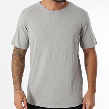 Jack And Jones - Tee Shirt Basher Gris - LaBoutiqueOfficielle.com