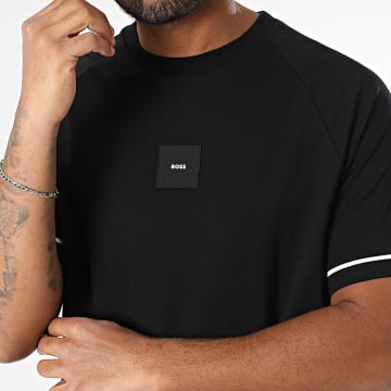 BOSS - Tee Shirt Rib 50537846 Noir - LaBoutiqueOfficielle.com