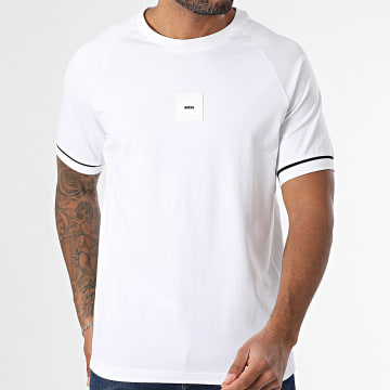 BOSS - Tee Shirt Rib 50537846 Blanc - LaBoutiqueOfficielle.com
