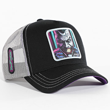 Capslab - Casquette Trucker Joker Noir Gris - LaBoutiqueOfficielle.com