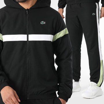 Lacoste - Ensemble De Survêtement Logo Crocodile Noir ...