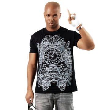 Distinct - Tee Shirt Distinct Noir Horloge - LaBoutiqueOfficielle.com