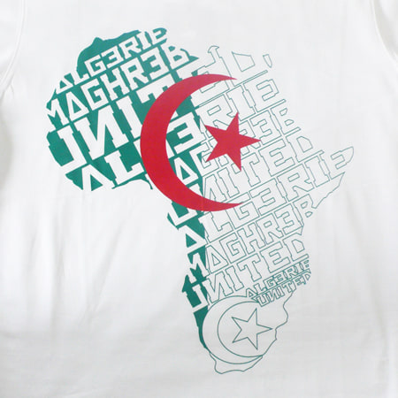 Maghreb United - Tee shirt Maghreb United Blanc Algérie Afrique ...