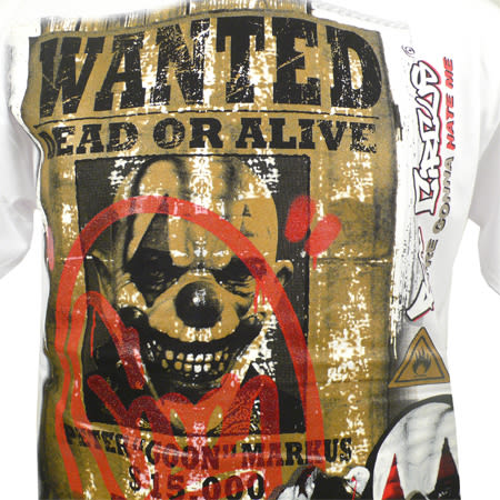Bad Circus - Tee Shirt Bad Circus Blanc Wanted - LaBoutiqueOfficielle.com