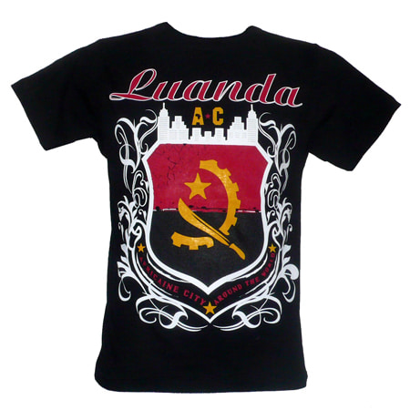 Africaine City - Tee shirt Africaine City Noir Luanda Blazon - LaBoutiqueOfficielle.com