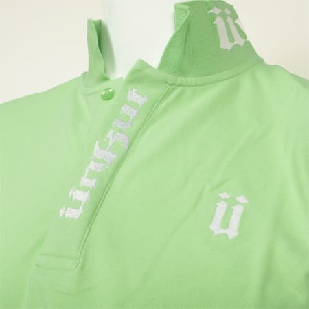Unkut - Polo Unkut Bicolore Vert Typo Blanc - LaBoutiqueOfficielle.com