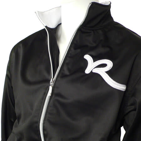 Rocawear - Sweat Zippe Rocawear Zipped Up Noir Logo Brodé Blanc ...