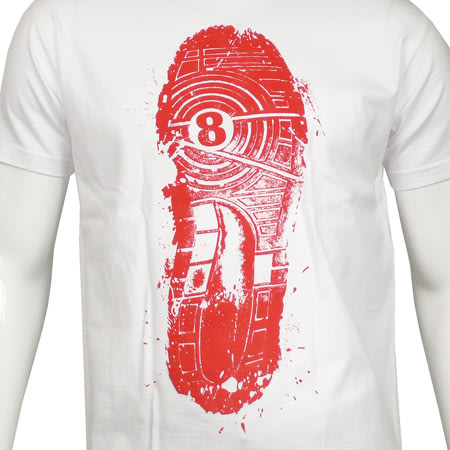 Sefyu - Tee Shirt Sefyu Semelle Blanc Typo Rouge - LaBoutiqueOfficielle.com