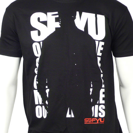 Sefyu - Tee Shirt Sefyu Silhouette 2012 Noir Typo Blanc ...