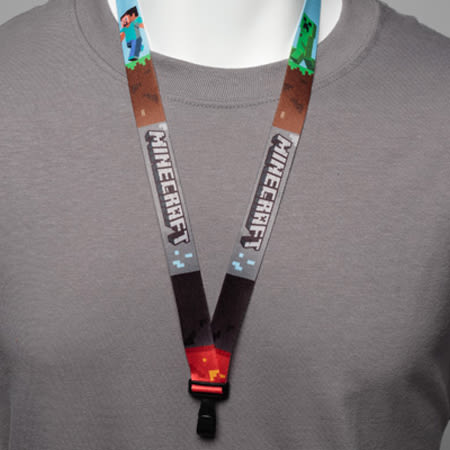 Minecraft - Lanyard Minecraft Multicolor - LaBoutiqueOfficielle.com
