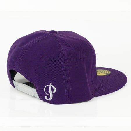 Bling Bling - Casquette Snapback Bling Pirate Violet Brodee Blanc ...