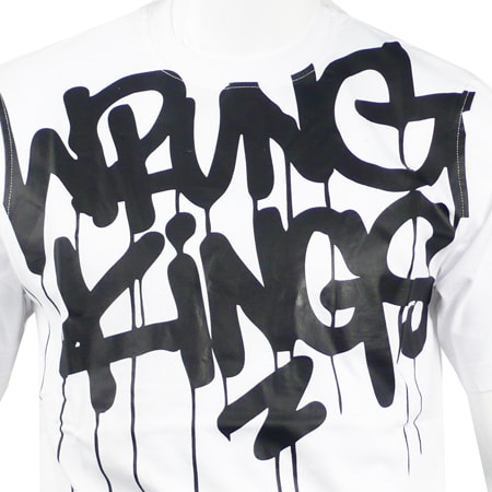 Wrung - Tee Shirt Wrung Sorry For The Drips Blanc Typo Noir ...