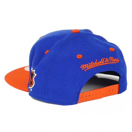 Mitchell and Ness - Casquette Mitchell And Ness Edmonton Oilers Bleu ...