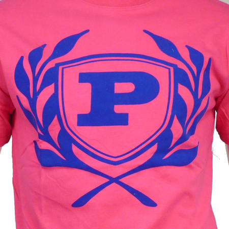 Phat Farm - Tee Shirt Phat Farm TS031 Fuchsia Logo Bleu Roi ...