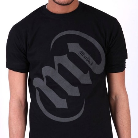 Murdock - Tee Shirt Murdock Classic Noir Typo Anthracite ...