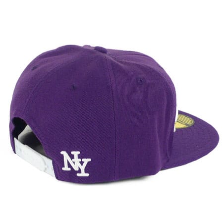 Bling Bling - Casquette Snapback Bling New York Violet Brodee Blanc ...