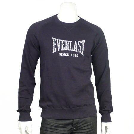 Everlast - Sweat Col Rond Everlast Roman Bleu Marine ...