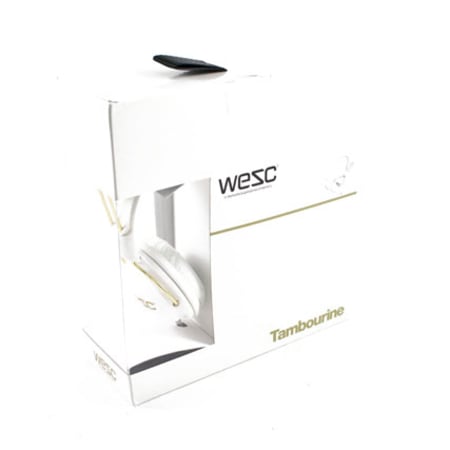 WESC - Casque Audio Wesc Tambourine Blanc Or - LaBoutiqueOfficielle.com