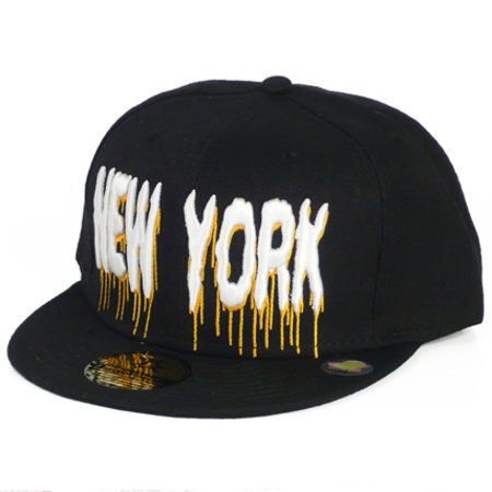Bling Bling - Casquette Snapback Bling New York Noir Typo Blanc Vis ...